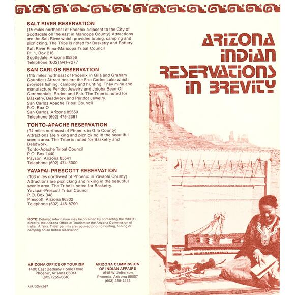 None and/or Unknown | Accents | Arizona Indian Reservations In Brevity ...
